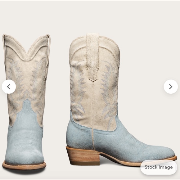 Tecovas | Shoes | Tecovas The Josie Sky Blue Suede Western Boots | Poshmark
